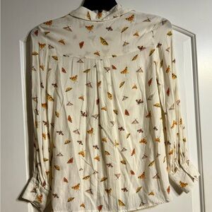 Philosophy | Tops | Philosophy Cream Shirt With Butterfly Accents ...